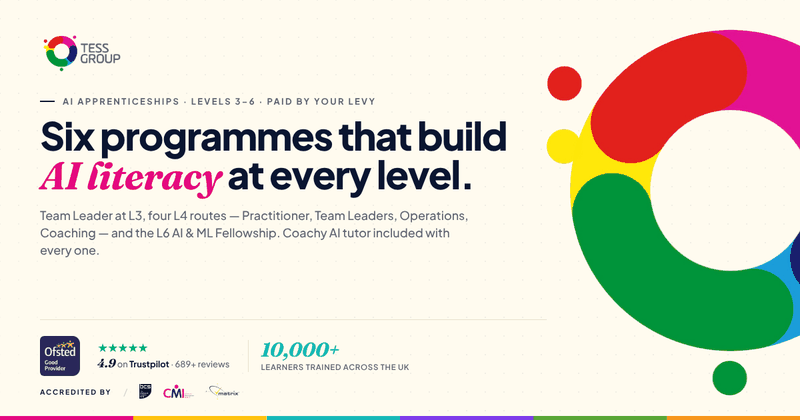 Data & AI Apprenticeships UK · Levy-Funded | TESS Group